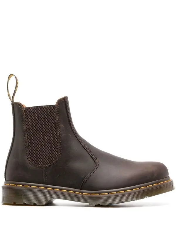 Dr. Martens Leather Chelsea Boots - Brown