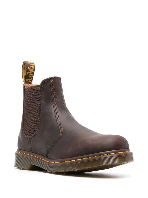 Dr. Martens Leather Chelsea Boots - Brown