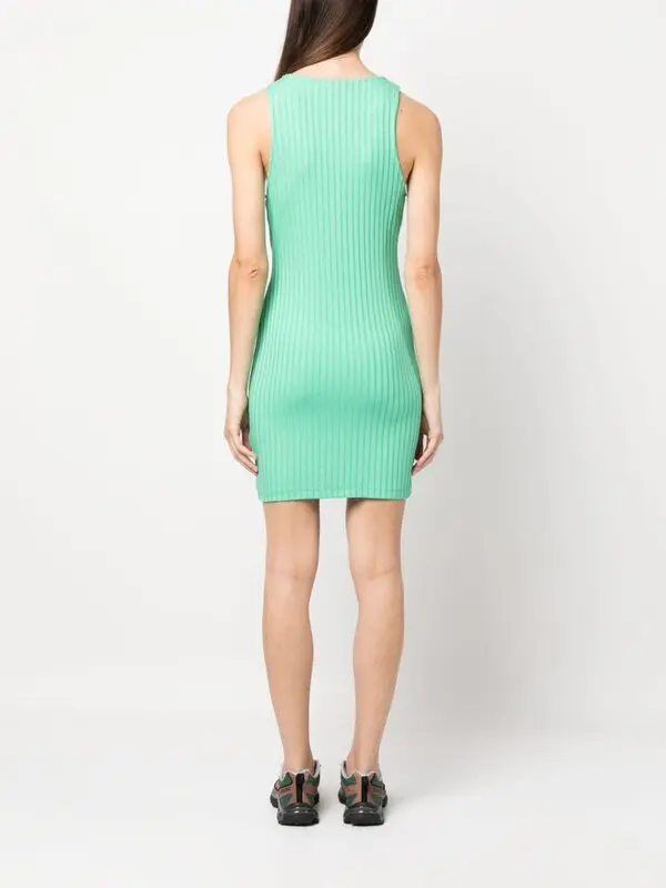 Calvin Klein Ribbed Mini Dress - Green
