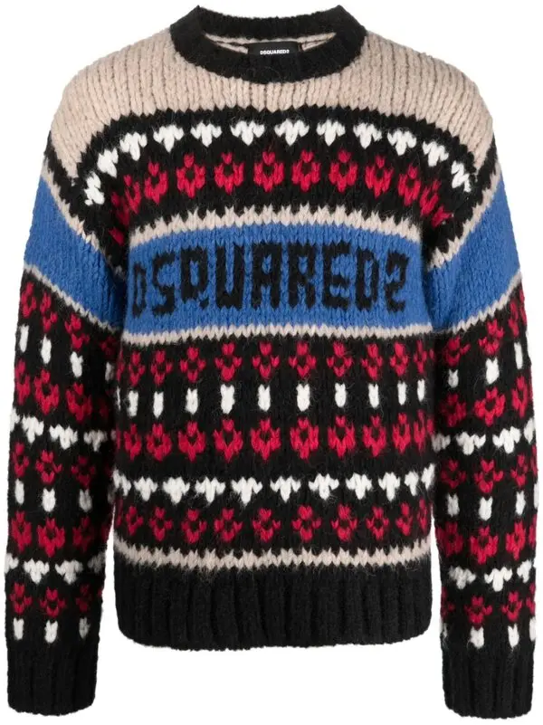 Dsquared2 Intarsia-knit Jumper