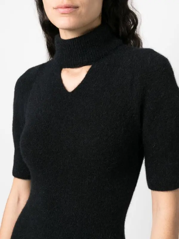 PATOU Alpaca-blend Minidress