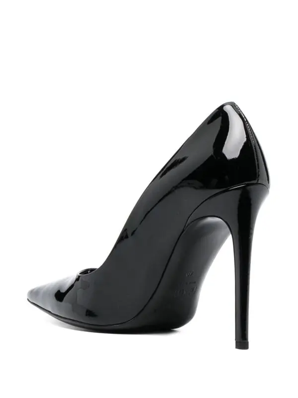 Paris Texas Pointed-toe Leather Pumps - Black