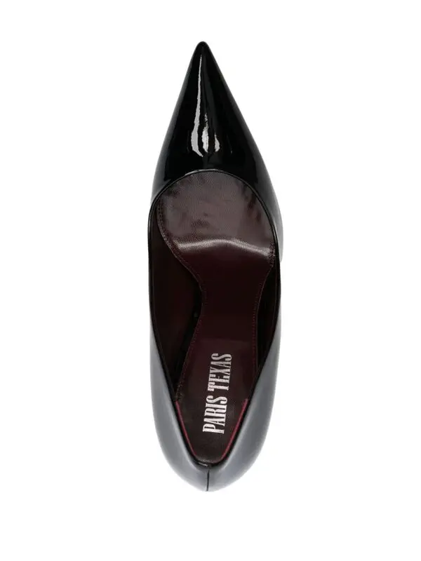 Paris Texas Pointed-toe Leather Pumps - Black