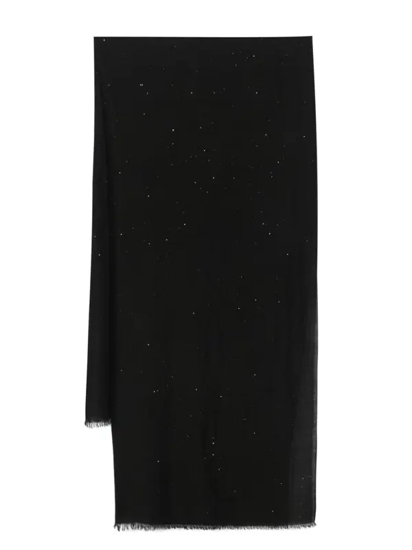Faliero Sarti Sequin-embellished Wool Scarf