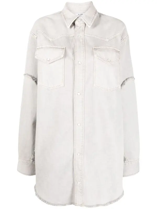 RE/DONE Oversized Denim Shirt Jacket