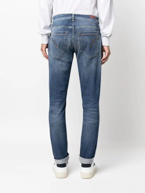 DONDUP Low-rise Straight-leg Jeans - Blue