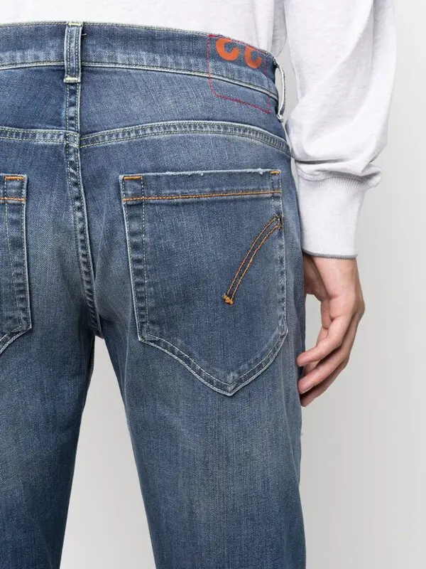 DONDUP Low-rise Straight-leg Jeans - Blue
