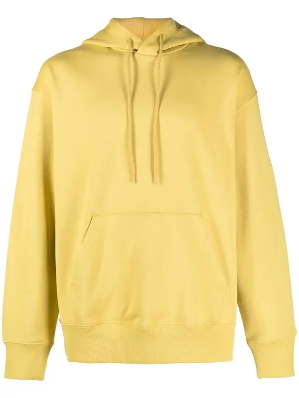 Y3 Organic Cotton Logo Print Hoodie