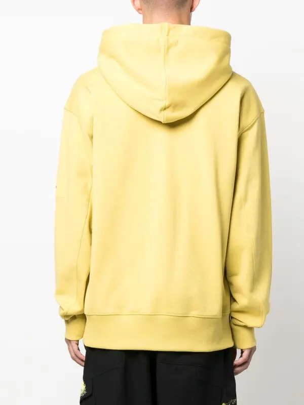 Y3 Organic Cotton Logo Print Hoodie