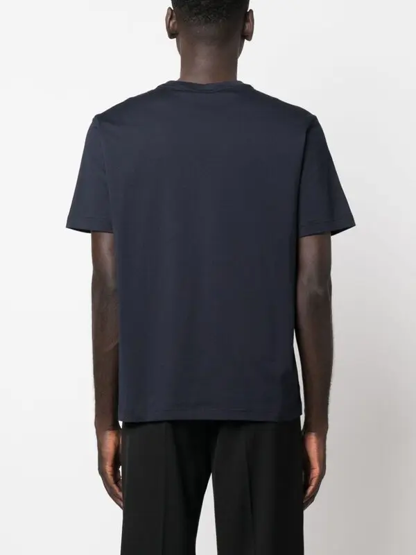 Brioni Logo-tag Cotton T-shirt