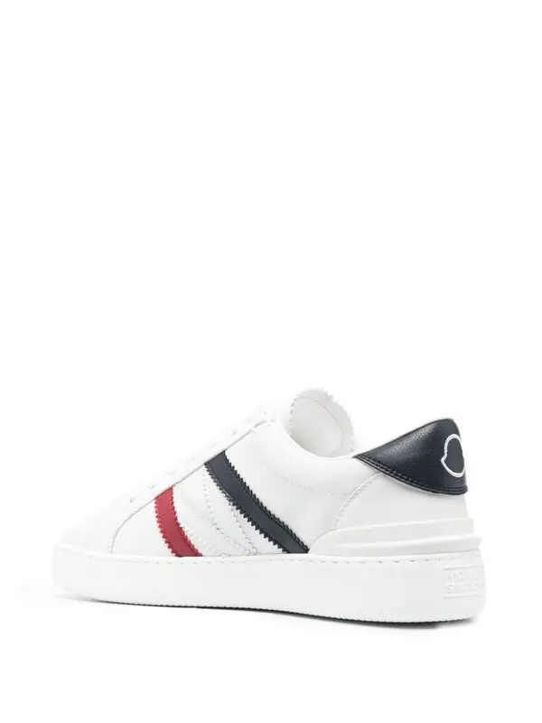 Moncler Monaco Panelled Low-top Sneakers - White