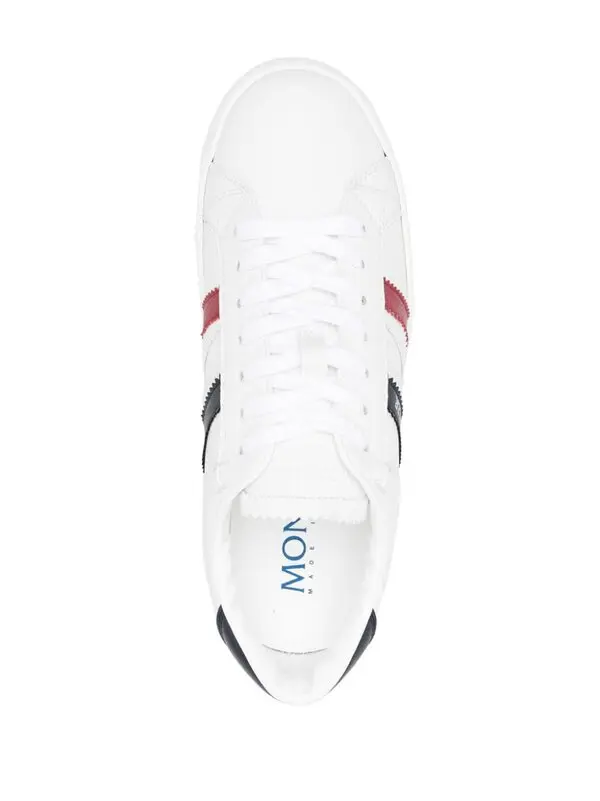 Moncler Monaco Panelled Low-top Sneakers - White