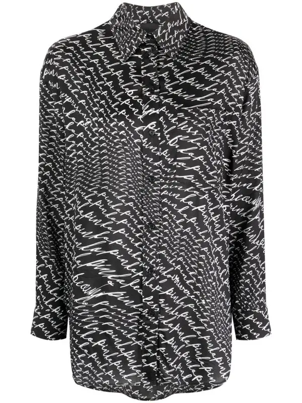 Pinko Logo-print Shirt - Black