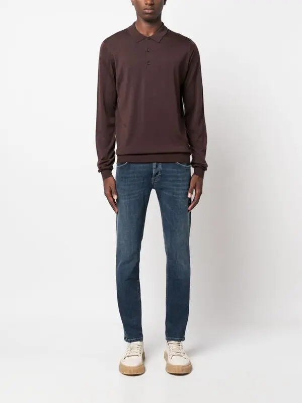 DONDUP Low-rise Straight-leg Jeans - Blue