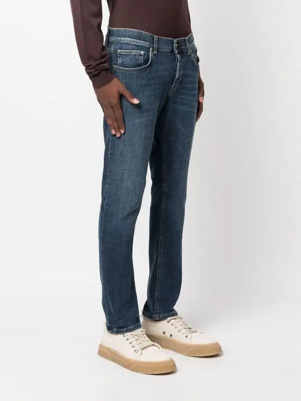 DONDUP Low-rise Straight-leg Jeans - Blue