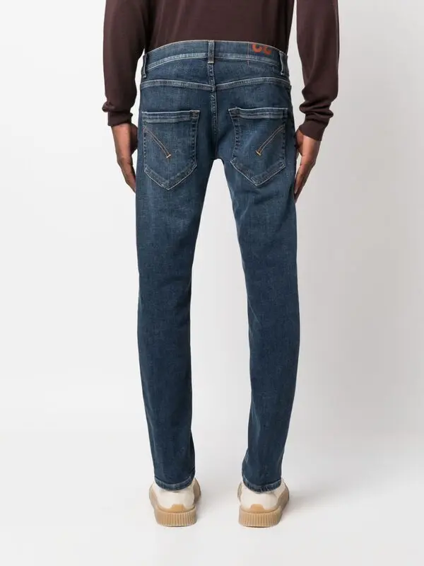 DONDUP Low-rise Straight-leg Jeans - Blue