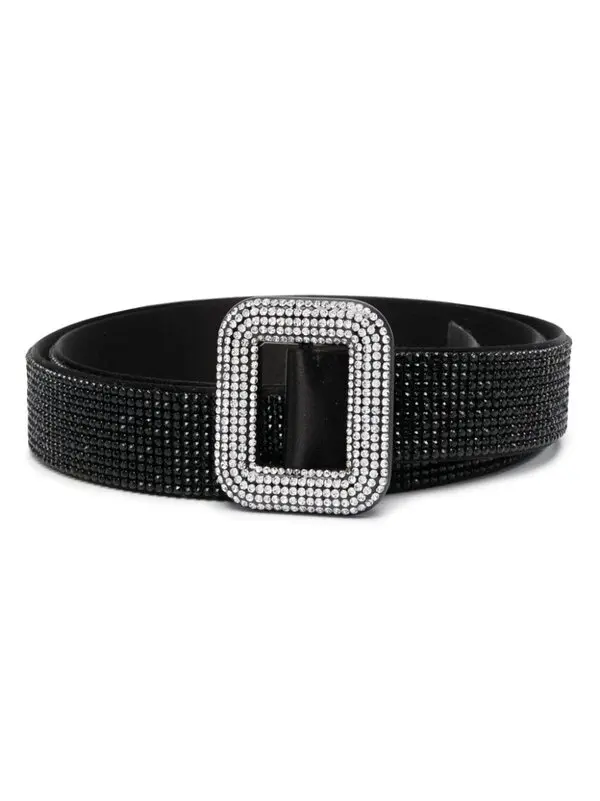 Benedetta Bruzziches Rhinestone-embellished Belt - Black