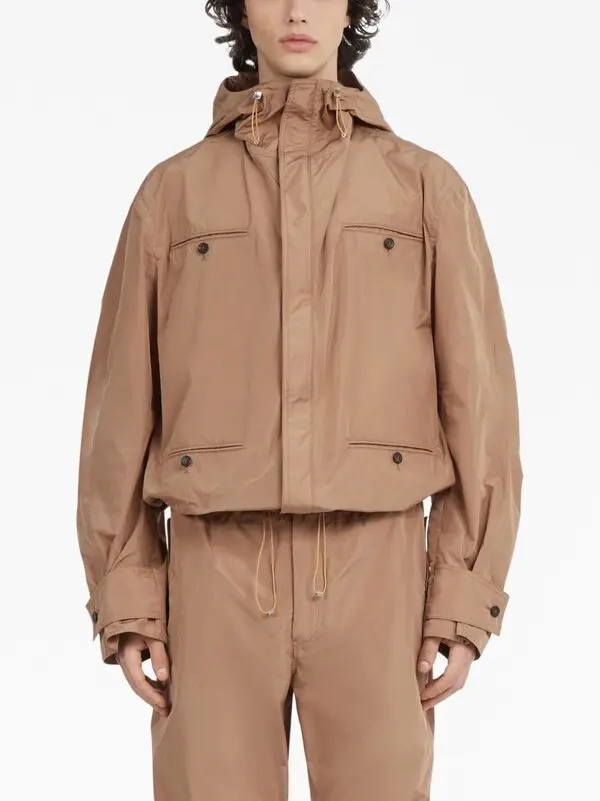 FERRAGAMO Pockets Hooded Jacket