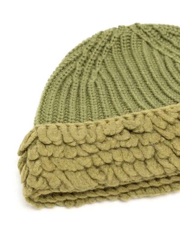 Moncler Ribbed Wool Beanie