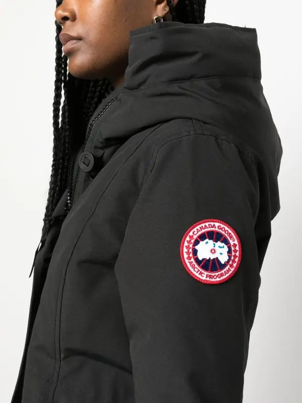 Canada Goose Rossclair Padded Hooded Parka - Black