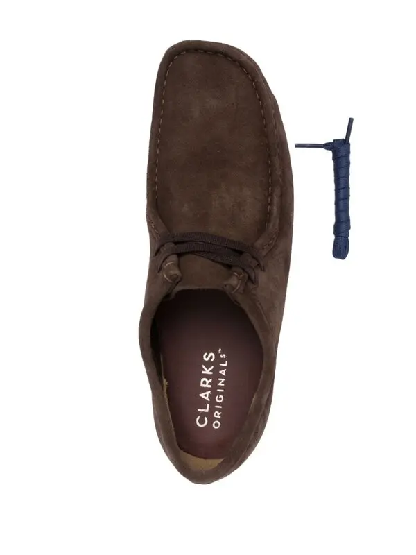 Clarks Wallabee Suede Loafers - Brown