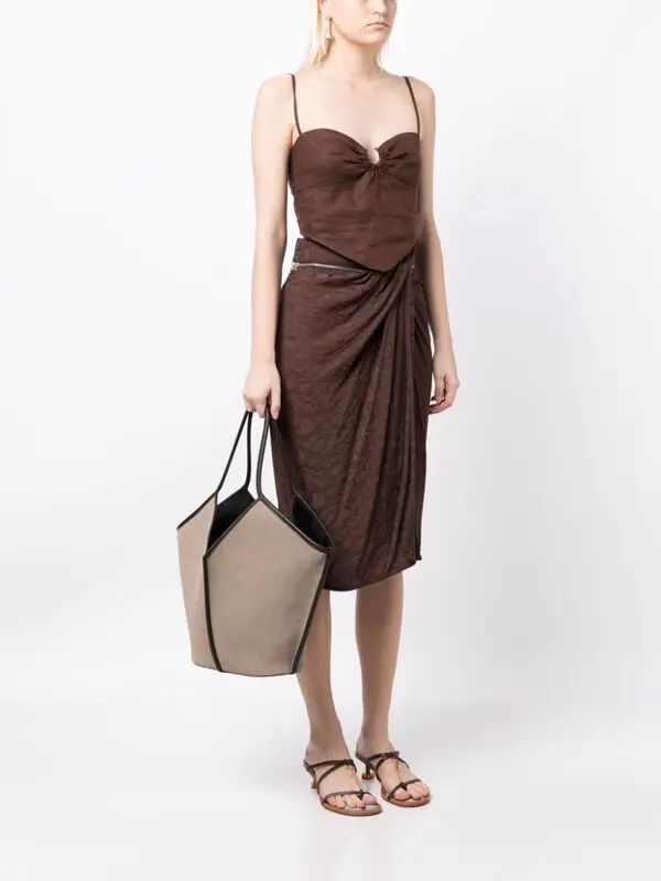 Hereu Calella Suede Tote - Brown