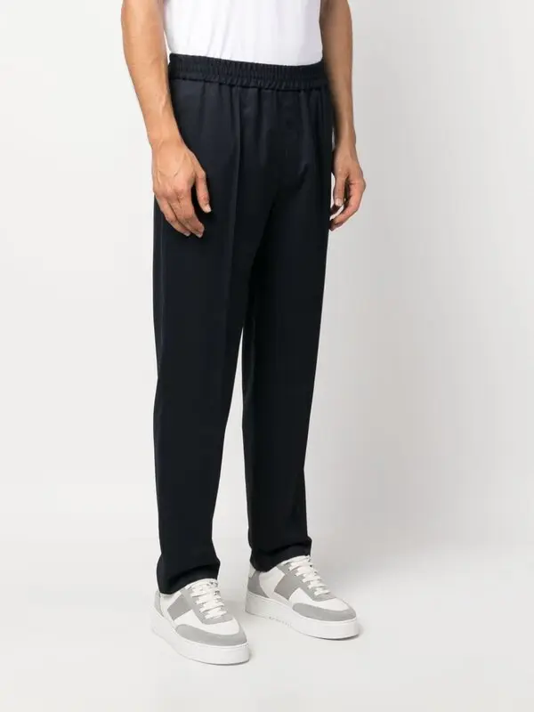 A.p.c. Elasticated-waist Wool Trousers
