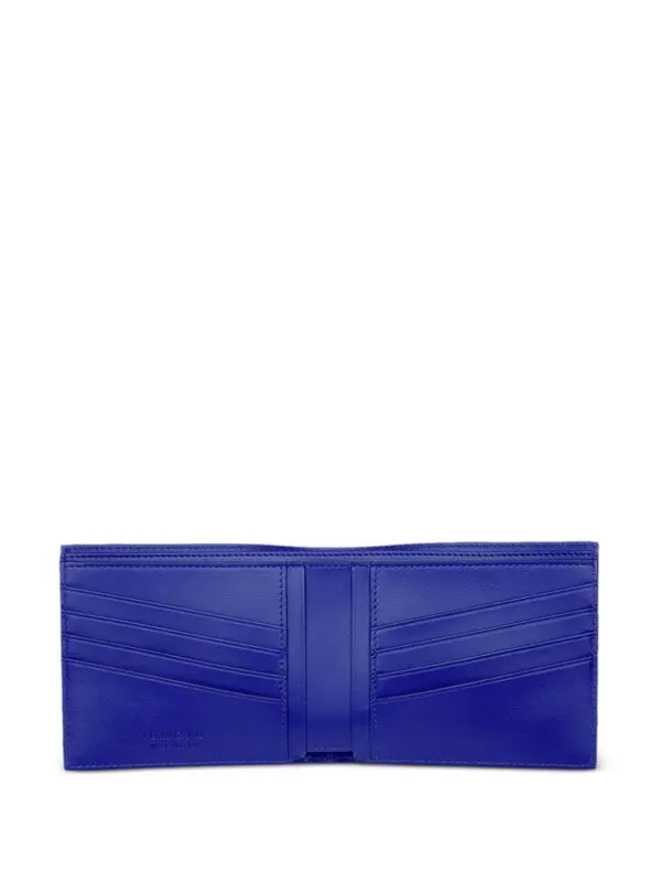 FERRAGAMO Logo-embossed Leather Wallet - Blue