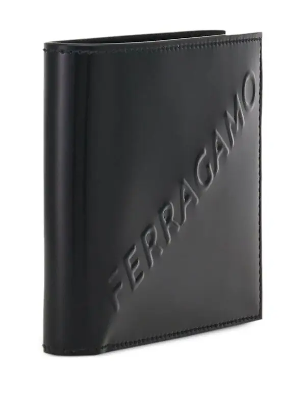 FERRAGAMO Logo-embossed Bi-fold Wallet