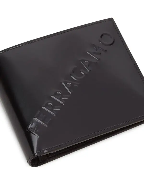 FERRAGAMO Logo-embossed Bi-fold Wallet
