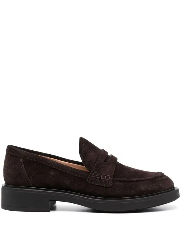 GIANVITO ROSSI Harris Loafers - Brown