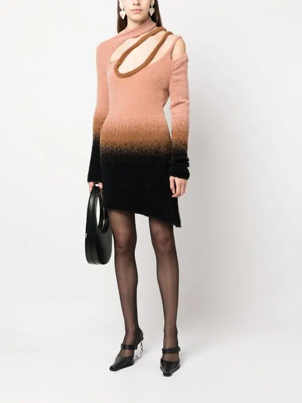 Ottolinger Gradient-effect Knitted Mini Dress