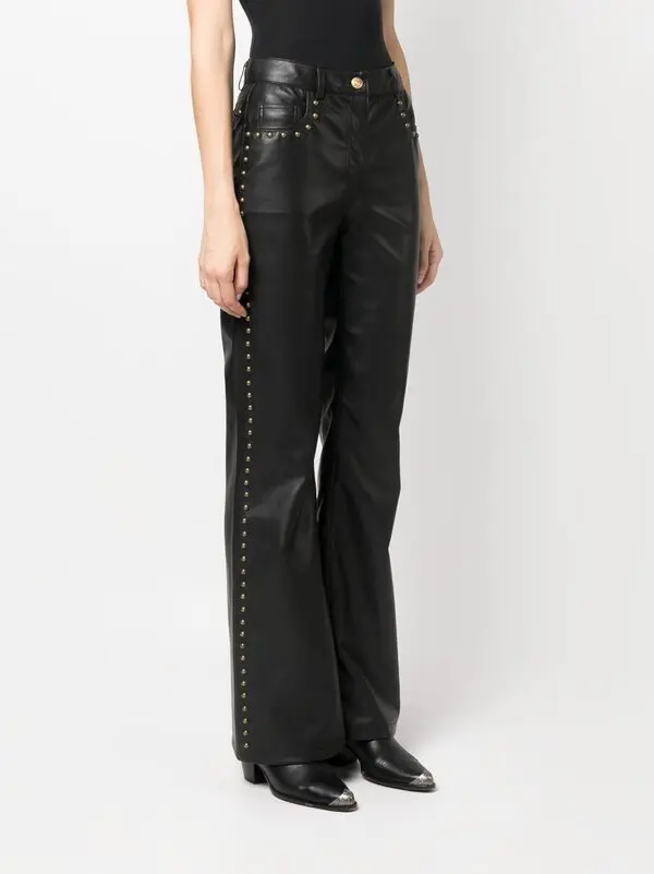 Moschino Stud-detail Mid-rise Trousers