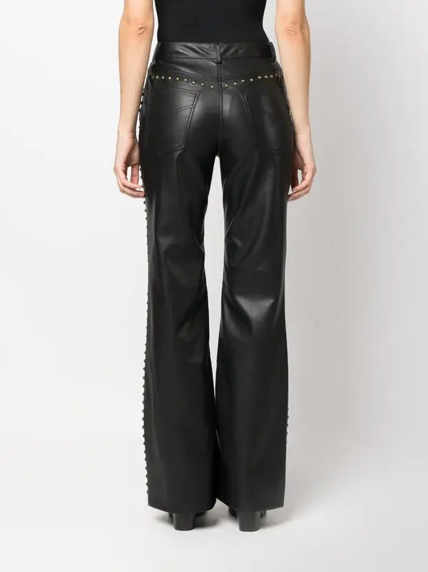Moschino Stud-detail Mid-rise Trousers