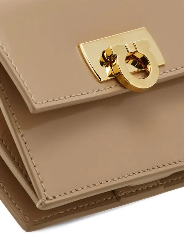 FERRAGAMO Gancini-buckle Leather Wallet
