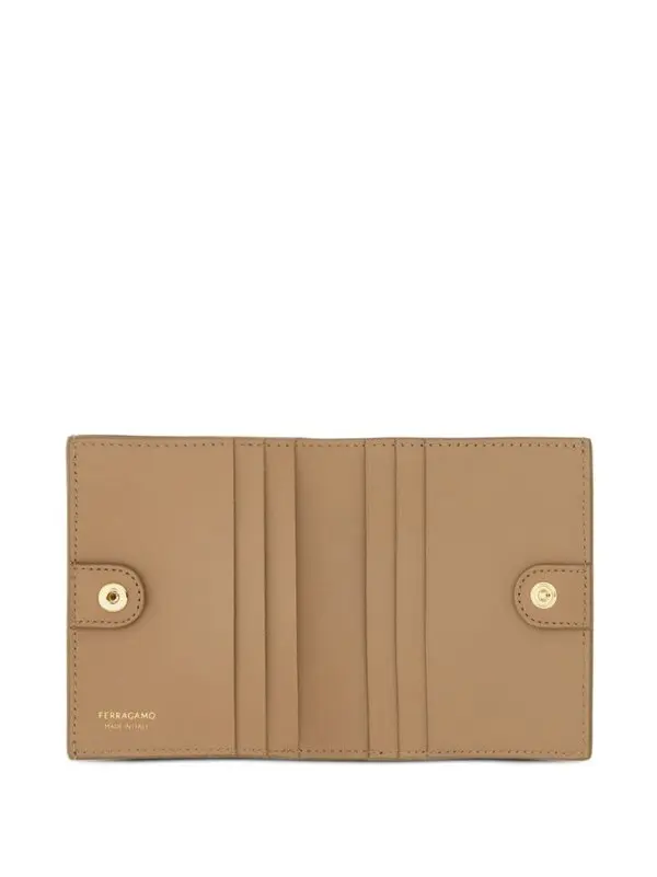 FERRAGAMO Gancini-buckle Leather Wallet