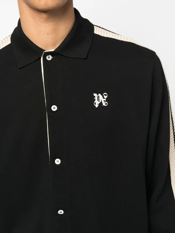 Palm Angels Pa Monogram Cotton Shirt