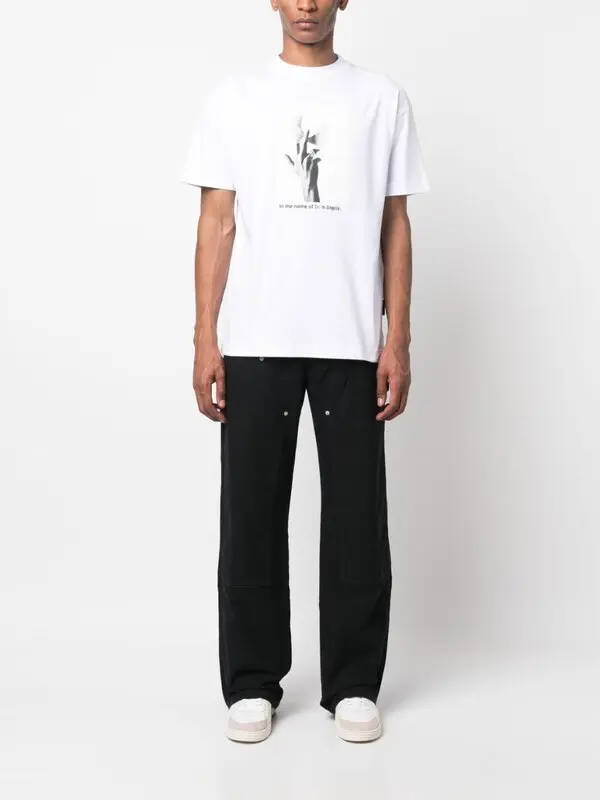 Palm Angels Hand-photo Cotton T-shirt