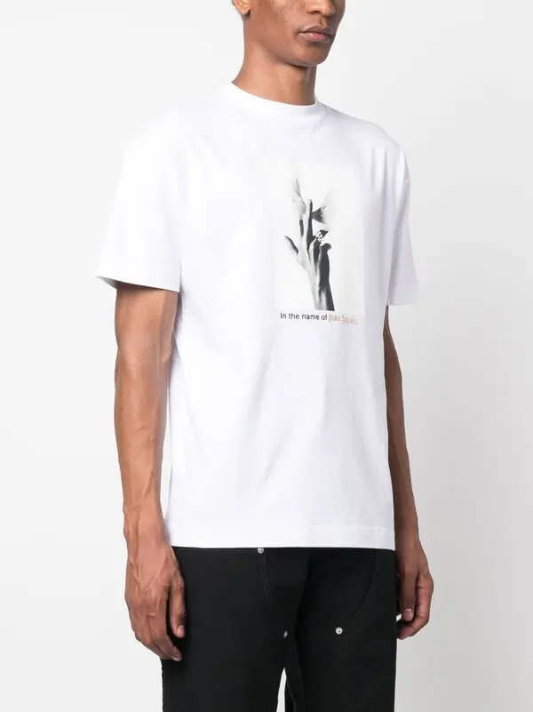 Palm Angels Hand-photo Cotton T-shirt
