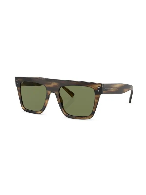 Giorgio Armani Tortoiseshell Square Sunglasses