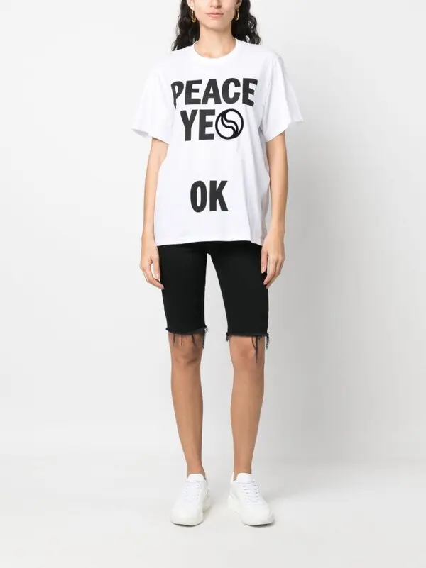 Stella McCartney Slogan-print Cotton T-shirt