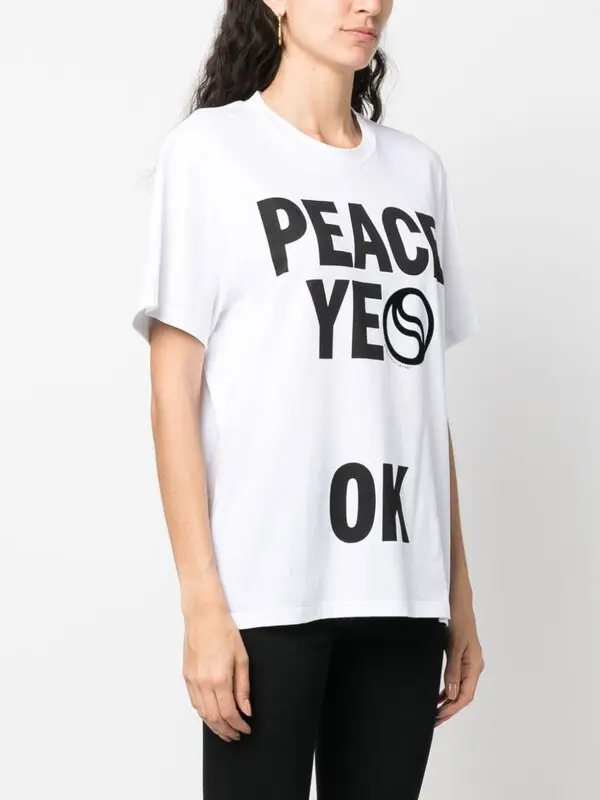 Stella McCartney Slogan-print Cotton T-shirt