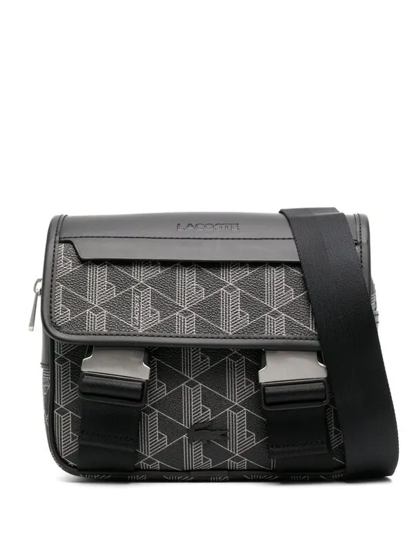Lacoste Monogram-pattern Messenger Bag