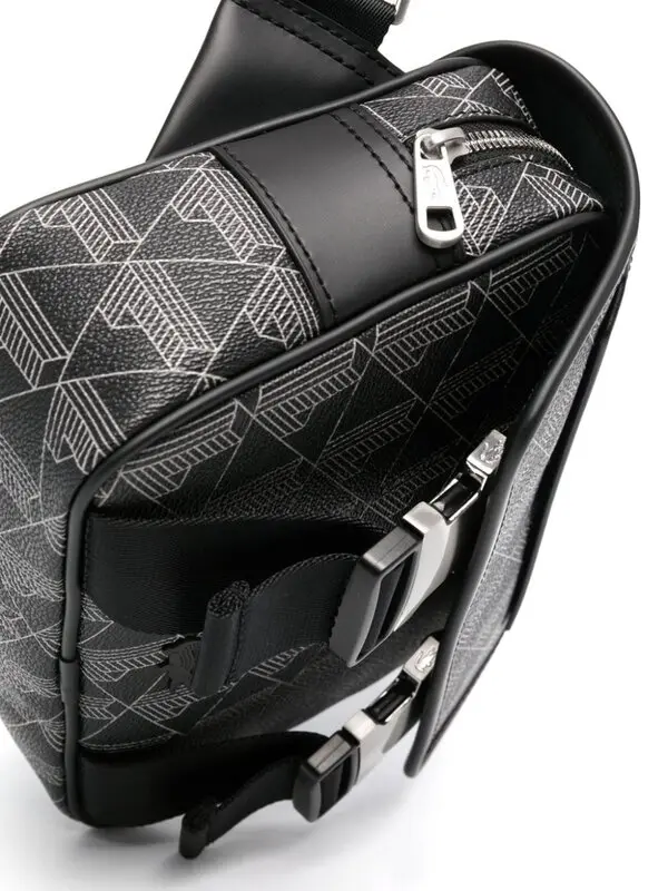 Lacoste Monogram-pattern Messenger Bag
