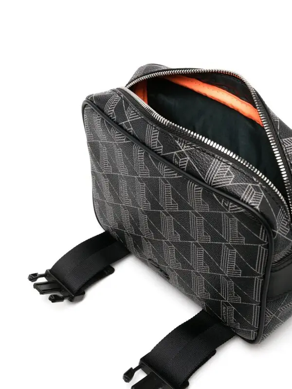 Lacoste Monogram-pattern Messenger Bag