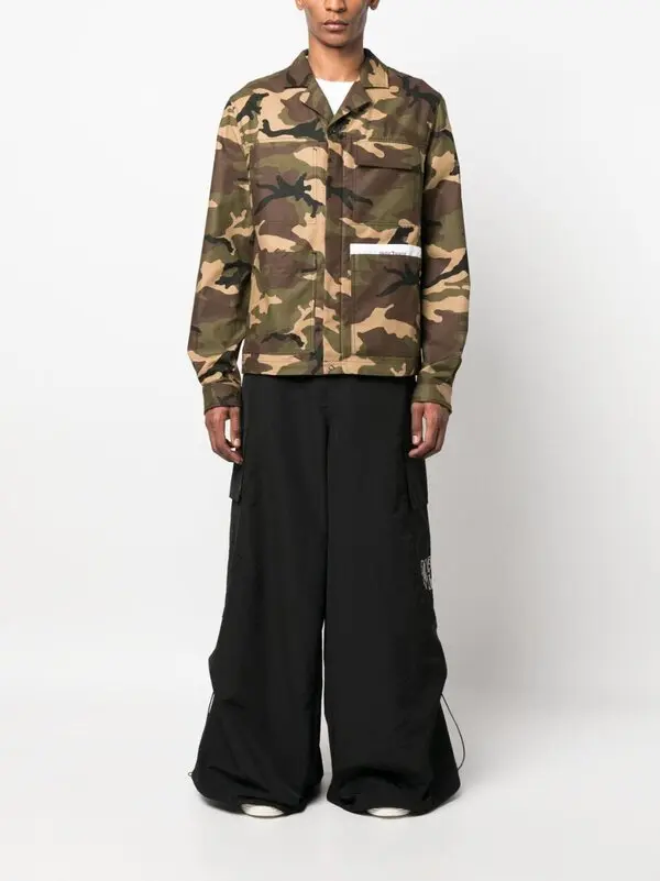 Palm Angels Camouflage Print Jacket