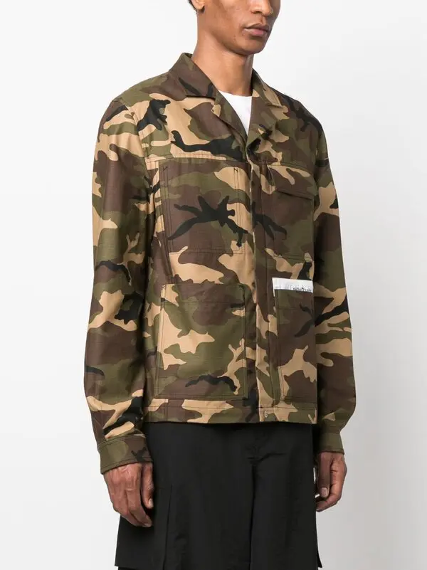 Palm Angels Camouflage Print Jacket