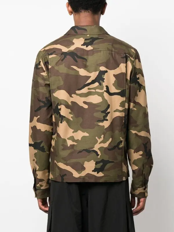 Palm Angels Camouflage Print Jacket