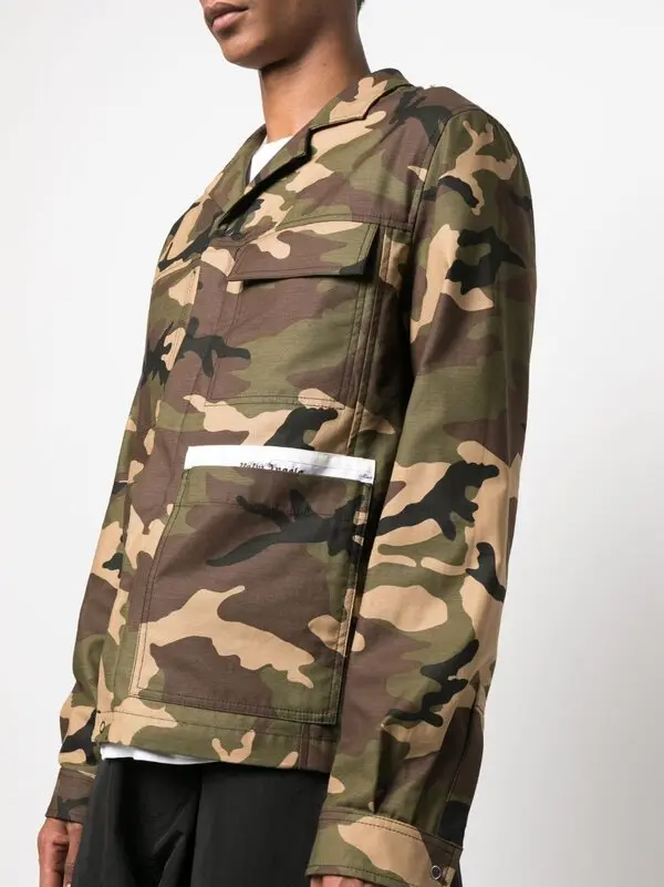 Palm Angels Camouflage Print Jacket