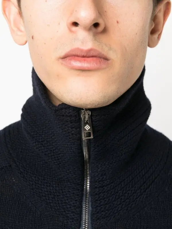 Tagliatore Zip-up Knitted Jumper